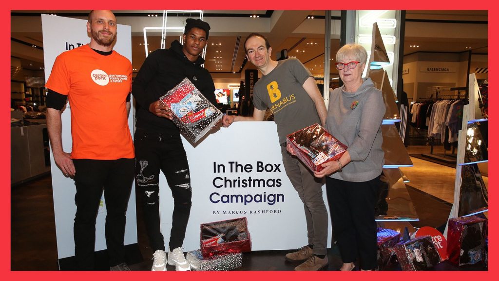 Marcus Rashford Launches ‘In-the-Box Christmas Campaign’ in support of ...